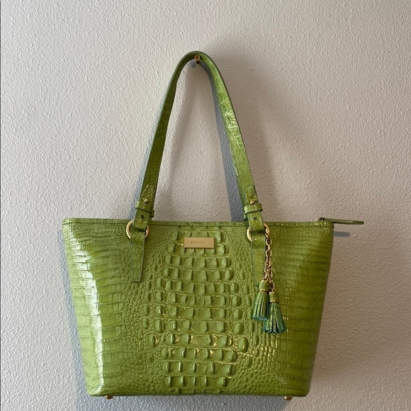 Brahmin | Bags | Brahmin Asher Medium Aloe Melbourne Croc Embossed Tote Ba | Poshmark